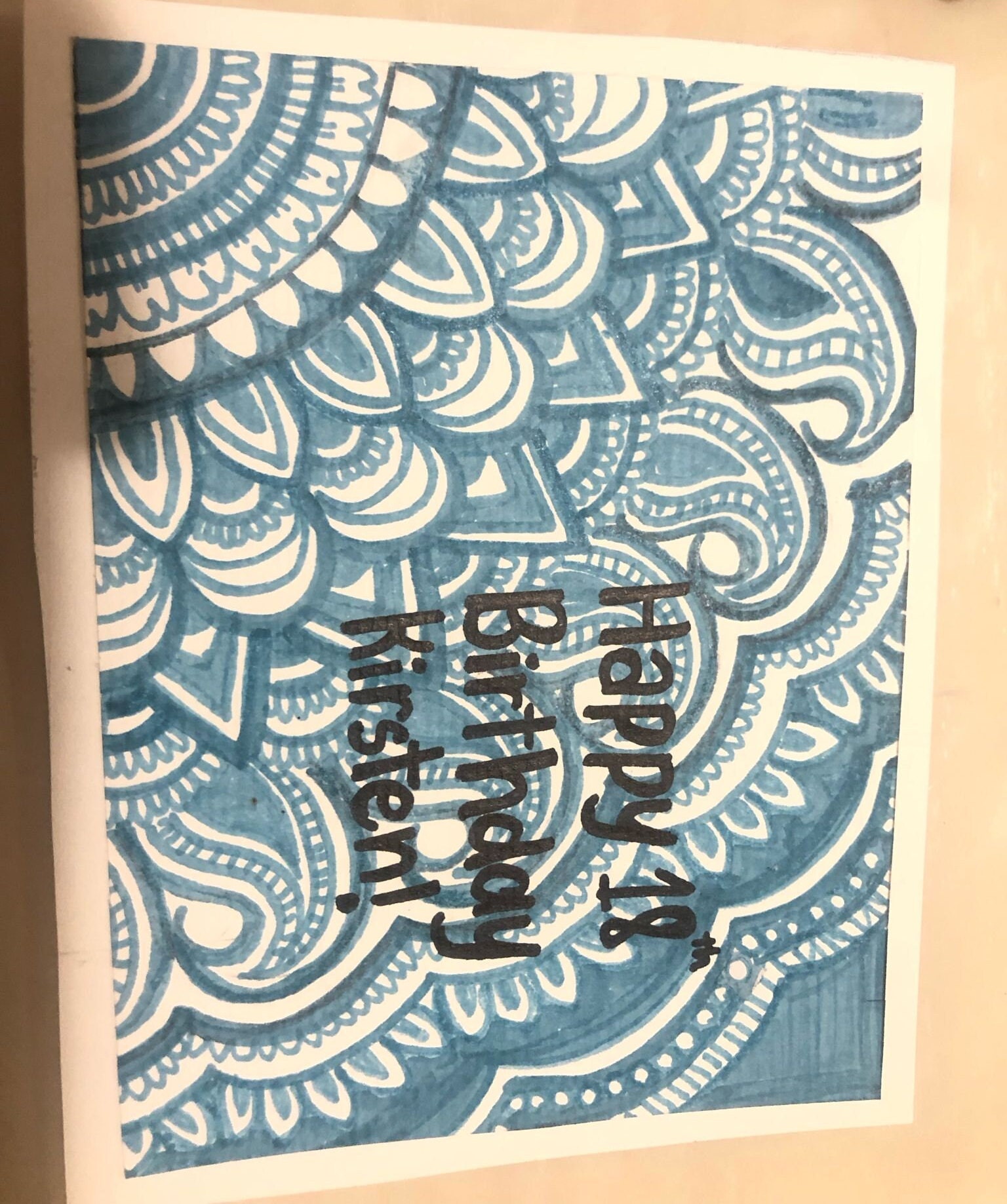 Personalised Mandala Cards - Etsy
