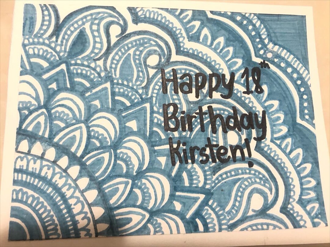 Personalised Mandala Cards - Etsy