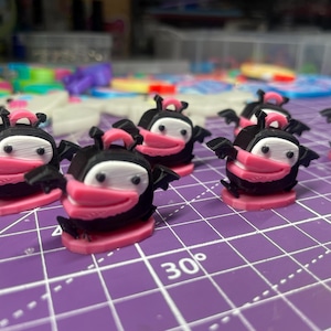 Devilitchi/devilgotchi!- 3D Printed Tamagotchi Character Charm! - Etsy