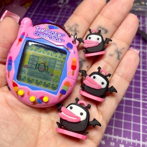 Devilitchi/devilgotchi!- 3D Printed Tamagotchi Character Charm! - Etsy