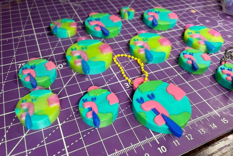 Tama Planet! 3D Printed Tamagotchi Character Charm! - Etsy