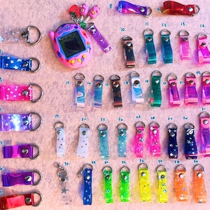 Tiny Tama Tags Keychains!- Holographic or Stars! - Etsy