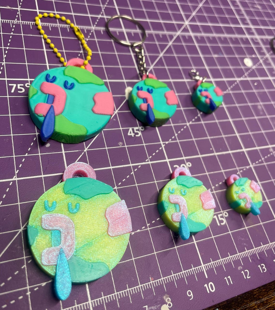 Tama Planet! 3D Printed Tamagotchi Character Charm! - Etsy