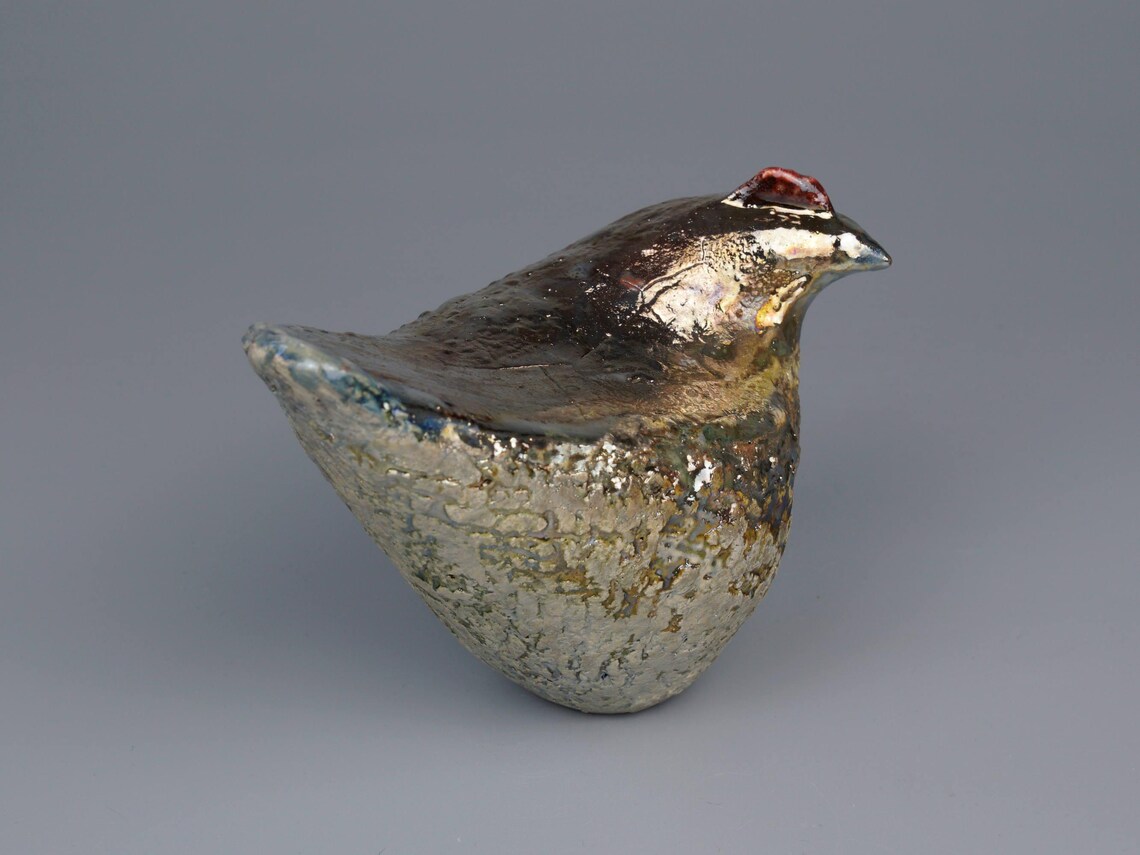 The Prosperity Bird Enchanted Bird of Abundant Blessings Unique Glazed ...