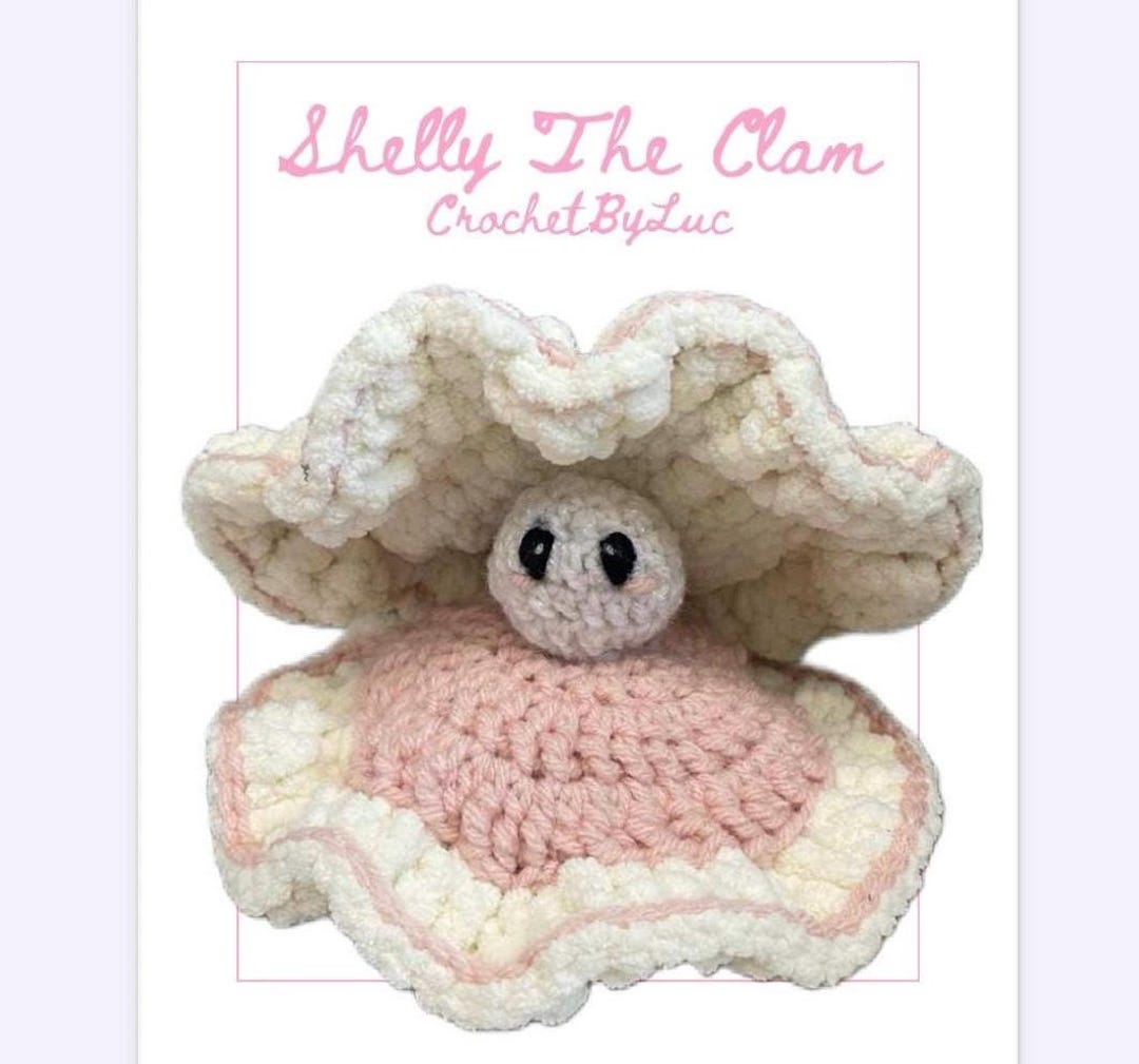 Shelly the Crochet Clam Crochet Pattern! - Etsy