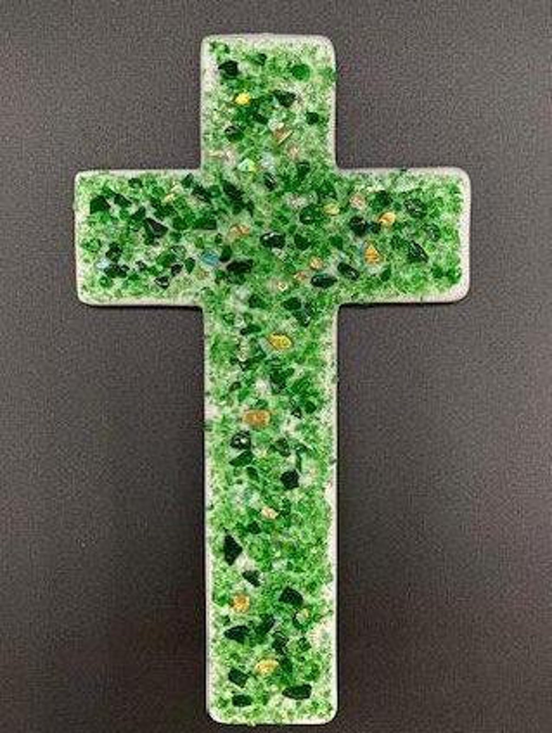 Decorative Glass Wall Cross - Etsy