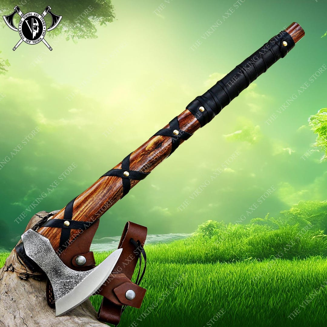 Personalized Forged Viking Axe, Custom Made Viking Gifts for Wedding ...
