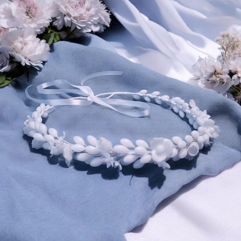 Unique Bridal Wax Crown - Elegant Wedding Hairwreath - Vintage-inspired ...