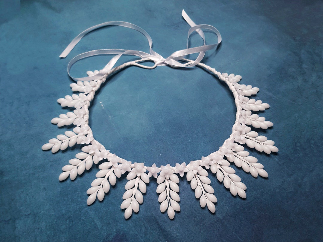 Wax Tiara, Wax Wreath, Wedding Crown, Wax Crown, Wedding Accessory ...