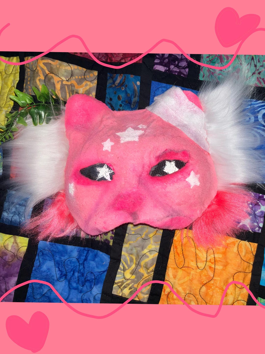 Pink Cat Mask Therian Furred - Etsy
