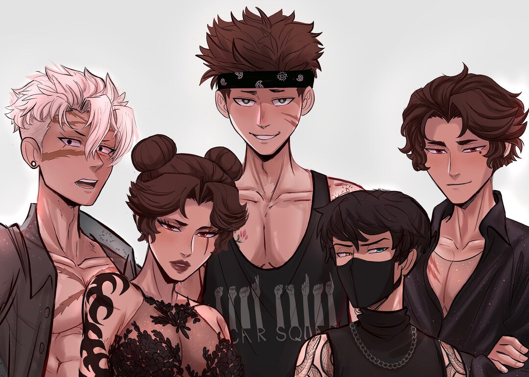 Scar Squad band AU - Etsy
