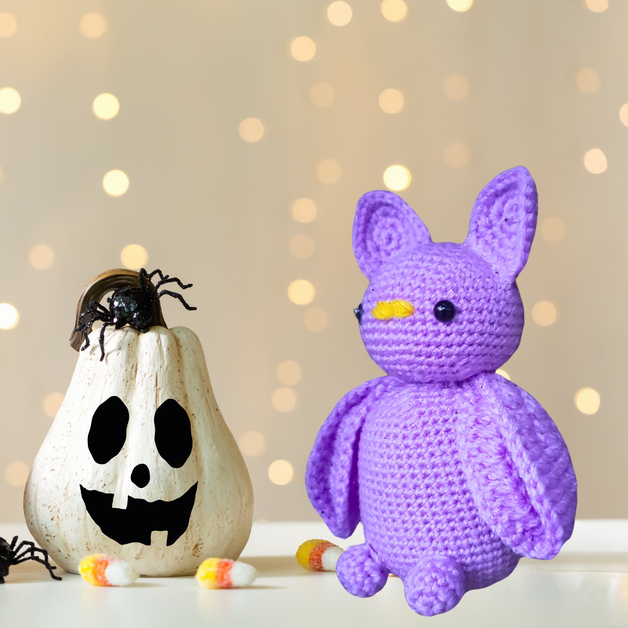 Bat Crochet Pattern, Amigurumi Bat Pattern, Bat Crochet Plush, Crochet ...