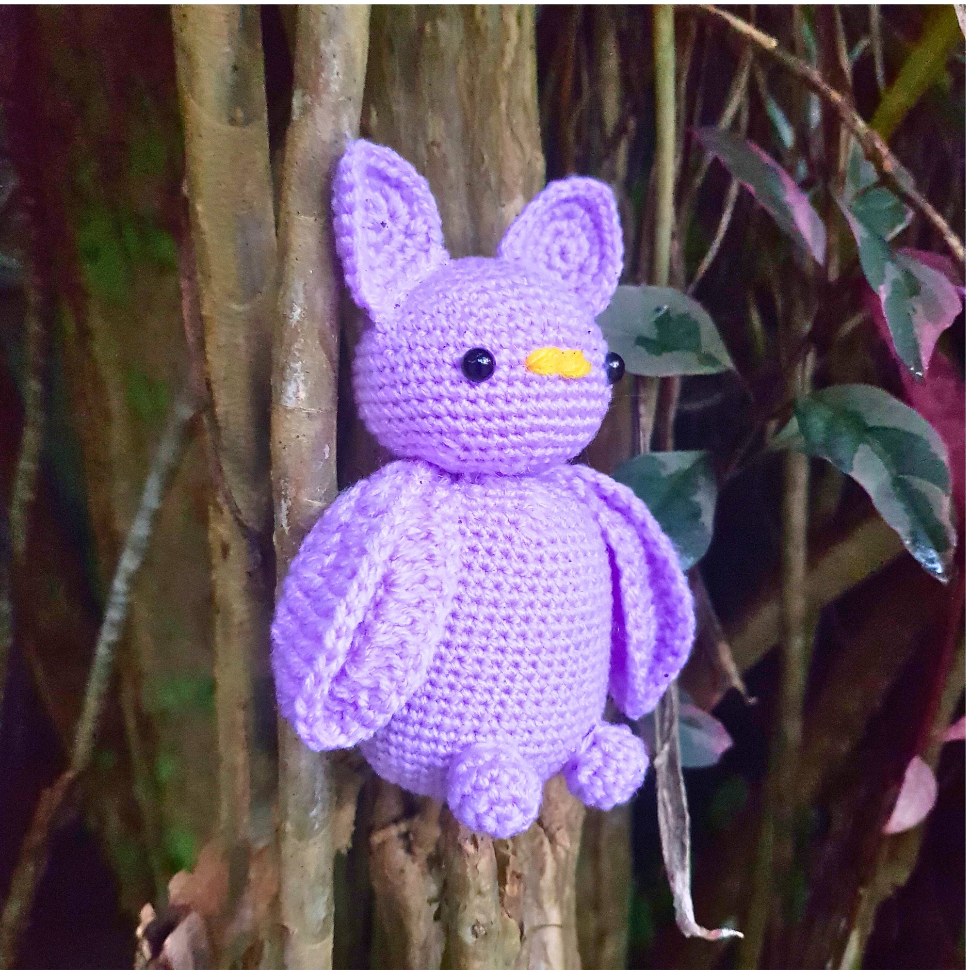 Bat Crochet Pattern, Amigurumi Bat Pattern, Bat Crochet Plush, Crochet ...