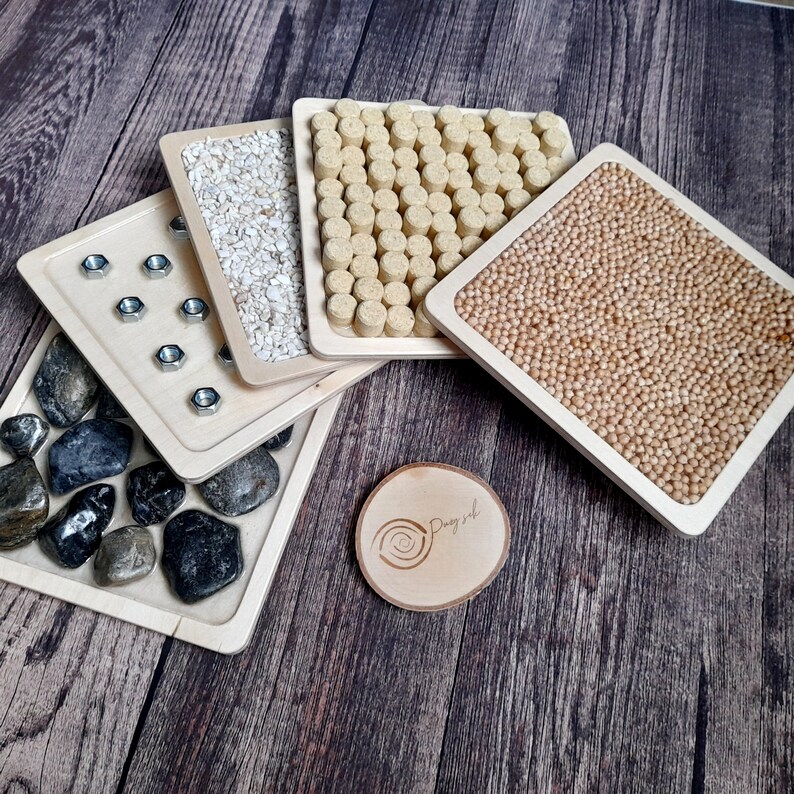 Natural Sensory Path for Toddlers, Montessori Aids for Children, Wooden ...