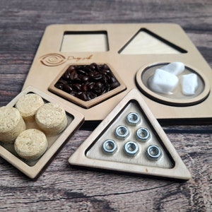 Sensory Toys for Kids, Wooden Toy for Kindergarten, Preschool Material ...