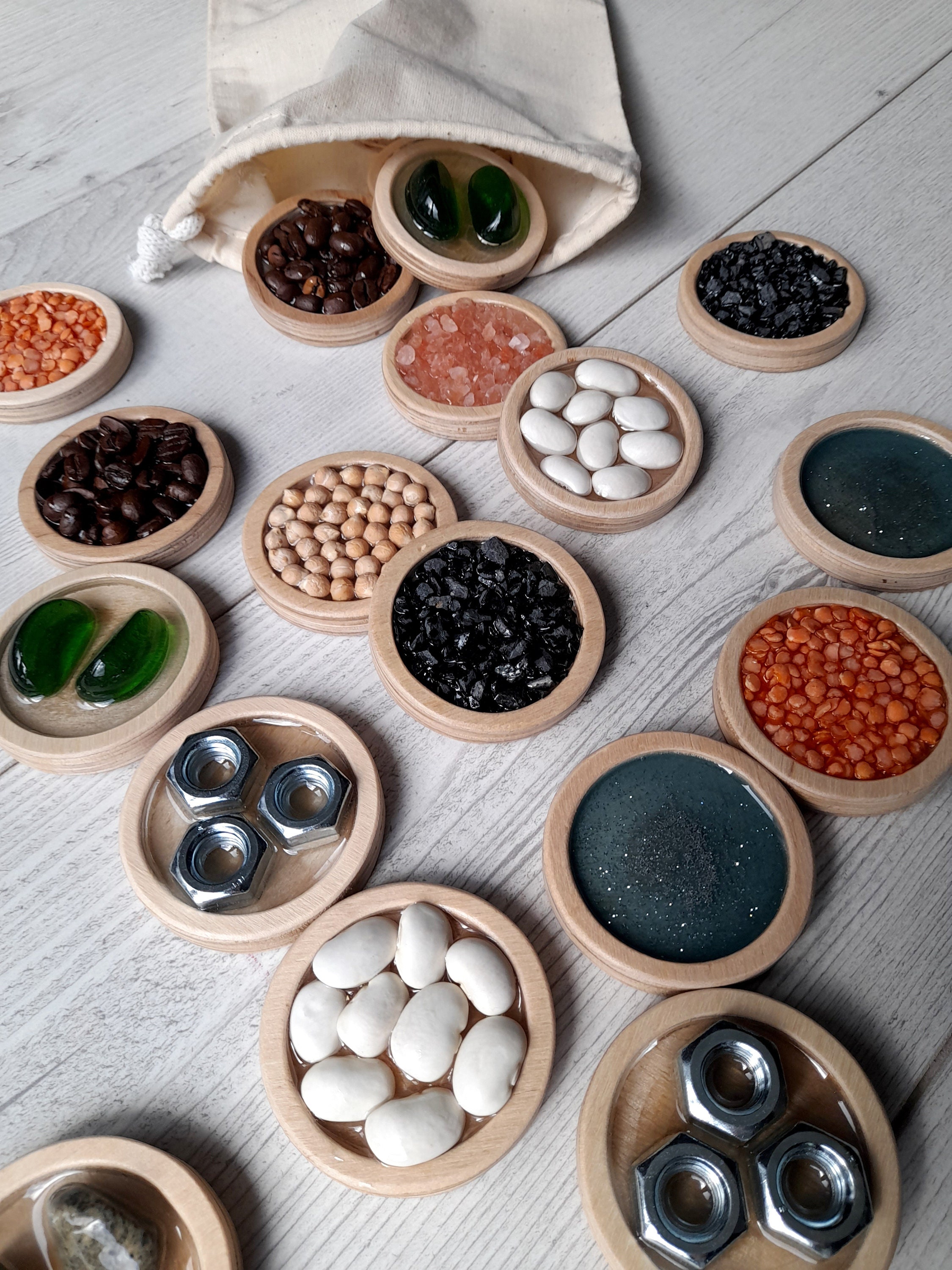 Sensory Memory for Kids, Handmade Montessori Educational Toy, Learning ...