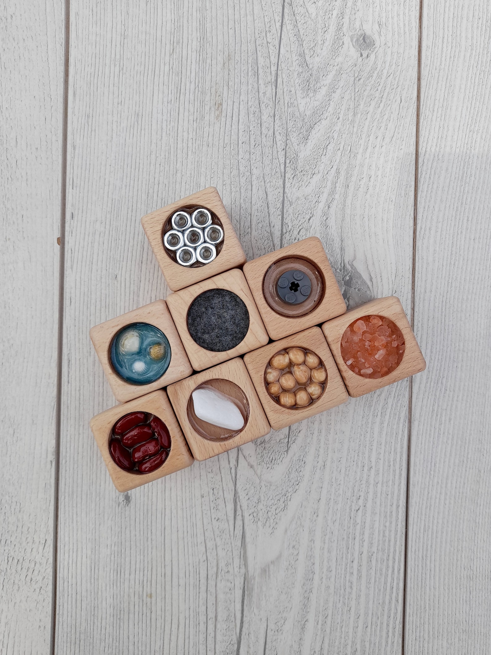 Sensory Blocks for Children, Wooden Toys for Preschool, Educational ...