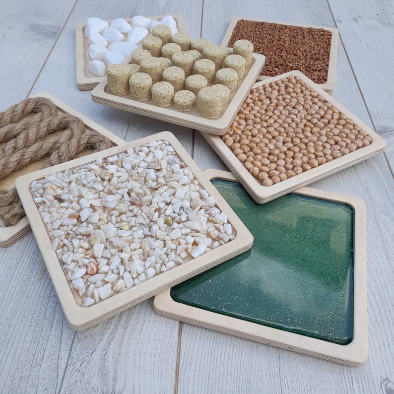 Sensory Path for Kids, Montessori Aid for Preschool, Sensory, Wooden ...