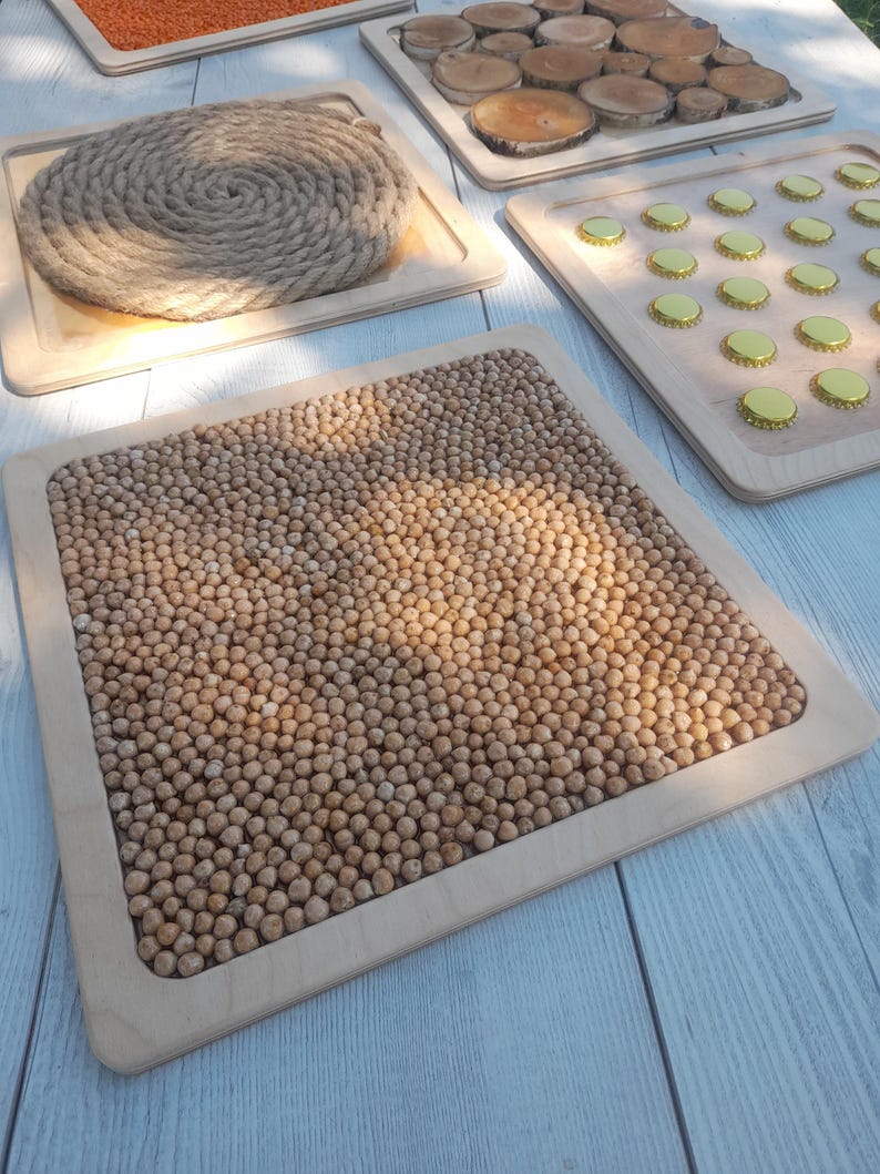 Natural Sensory Path for Kids, Sensory Panel for Preschool, Barefoot ...