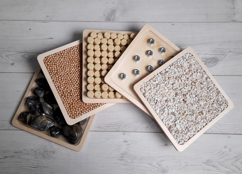 Natural Sensory Path for Toddlers, Montessori Aids for Children, Wooden ...