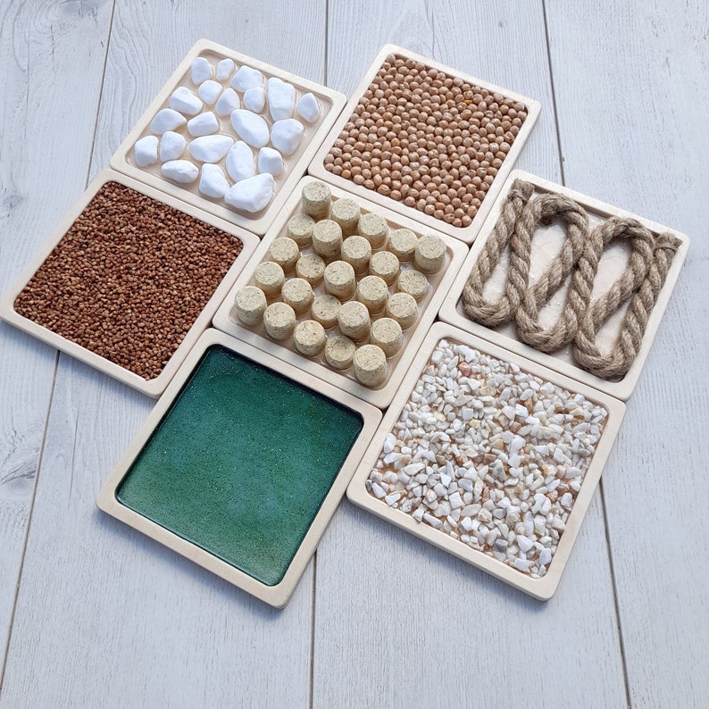 Sensory Path for Kids, Montessori Aid for Preschool, Sensory, Wooden ...