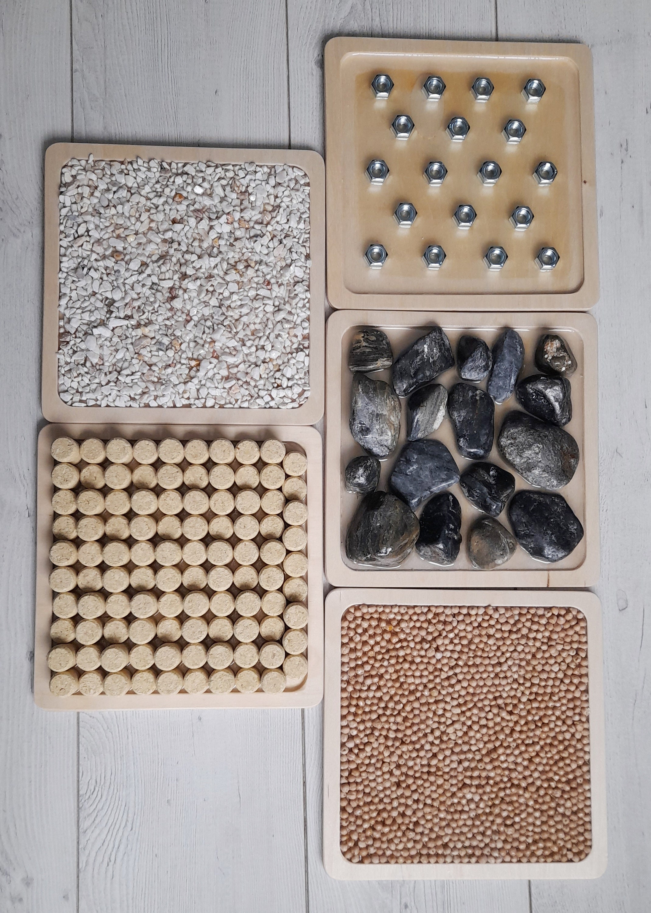 Natural Sensory Path for Toddlers, Montessori Aids for Children, Wooden ...