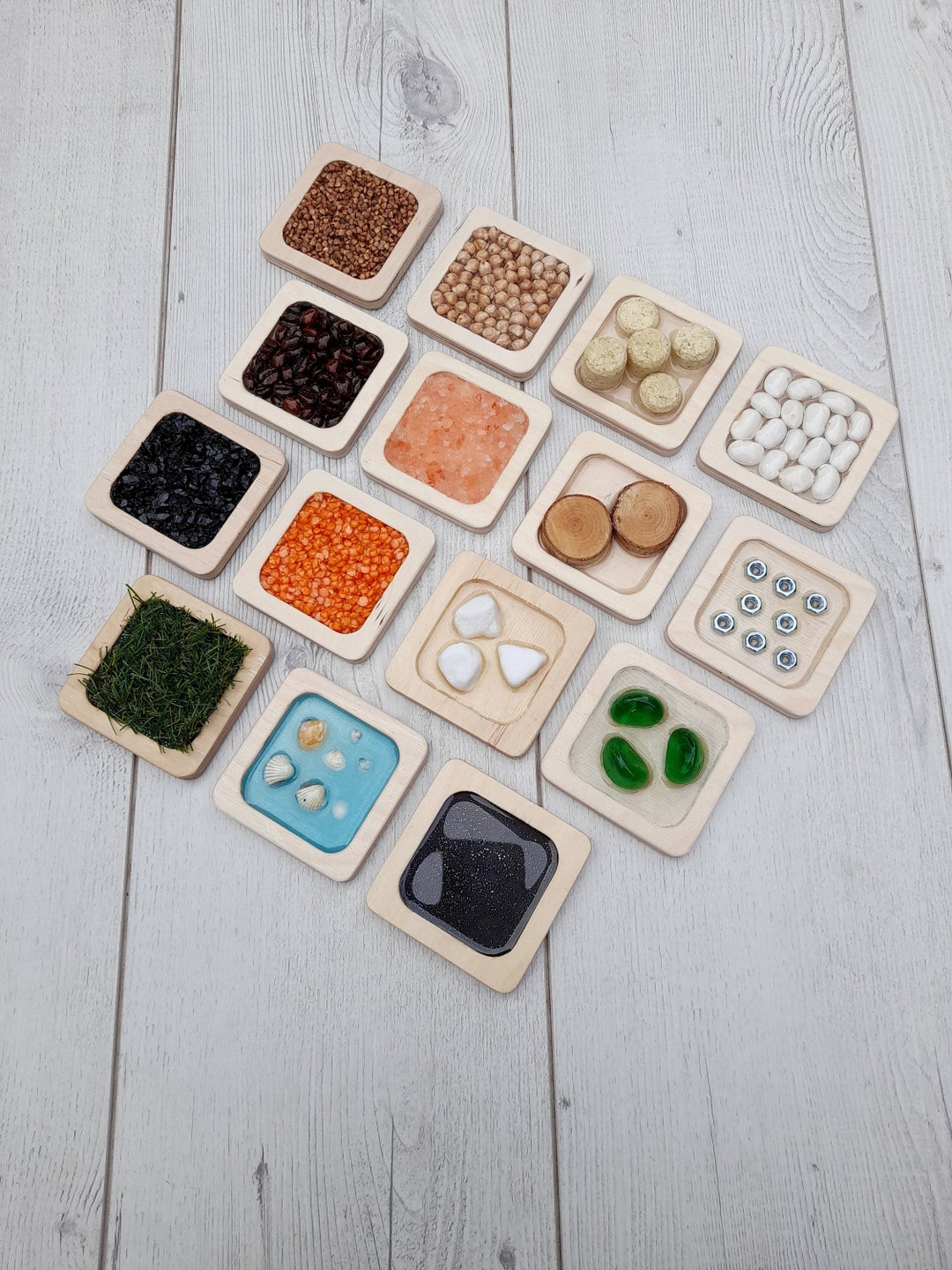 Sensory Paths for Children, Wooden Toys for Preschool, Educational Toys ...