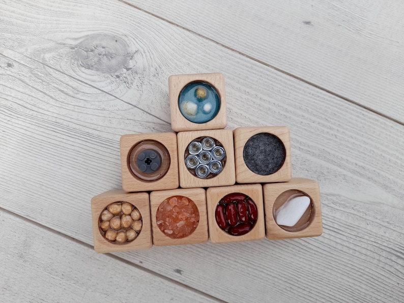 Sensory Blocks for Children, Wooden Toys for Preschool, Educational ...