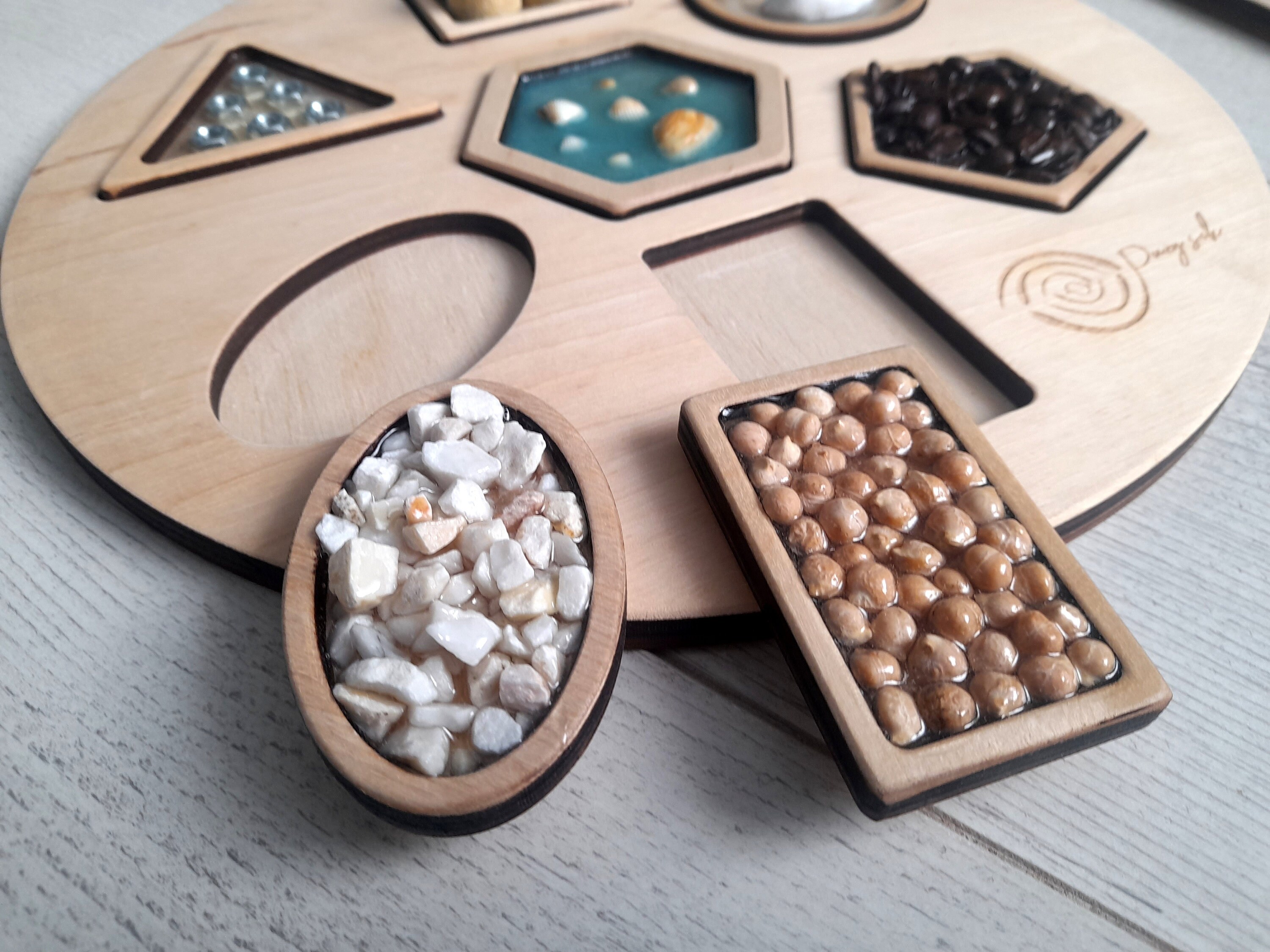 Sensory Toy for Toddlers, Shape Sorter for Children, Learning Shapes ...