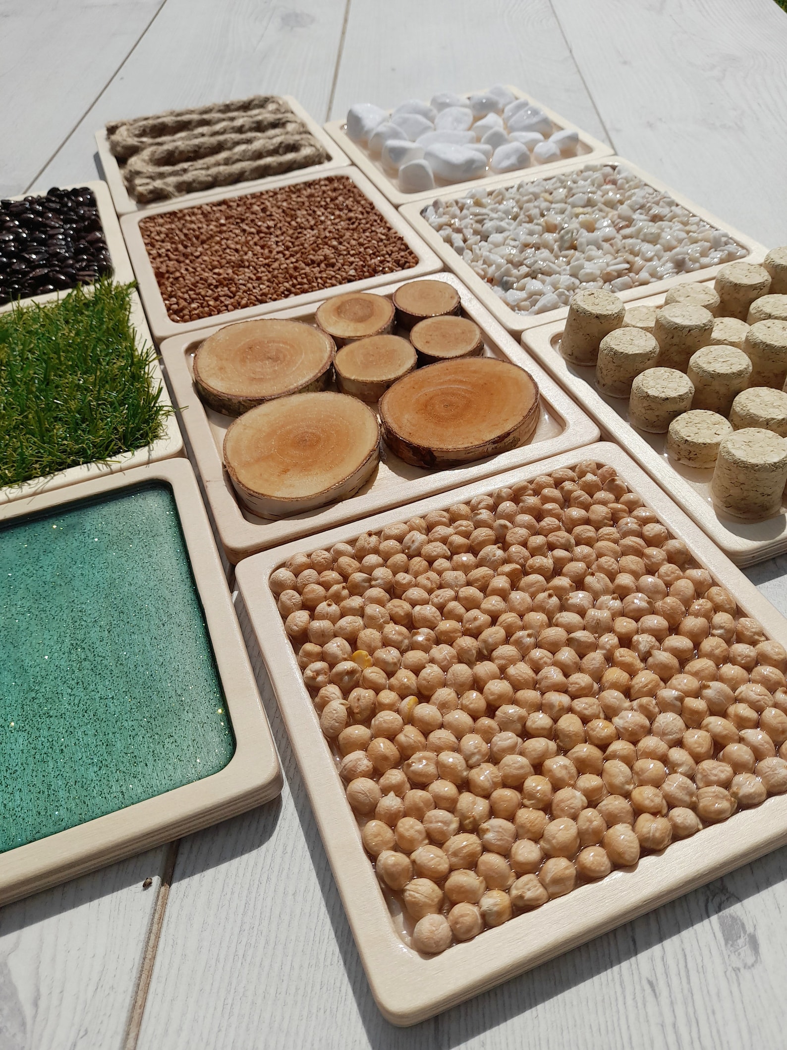 Natural Sensory Path for Children, Sensory Panel for Preschool ...