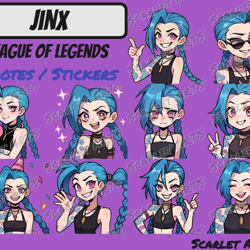 Jinx Sticker - Etsy