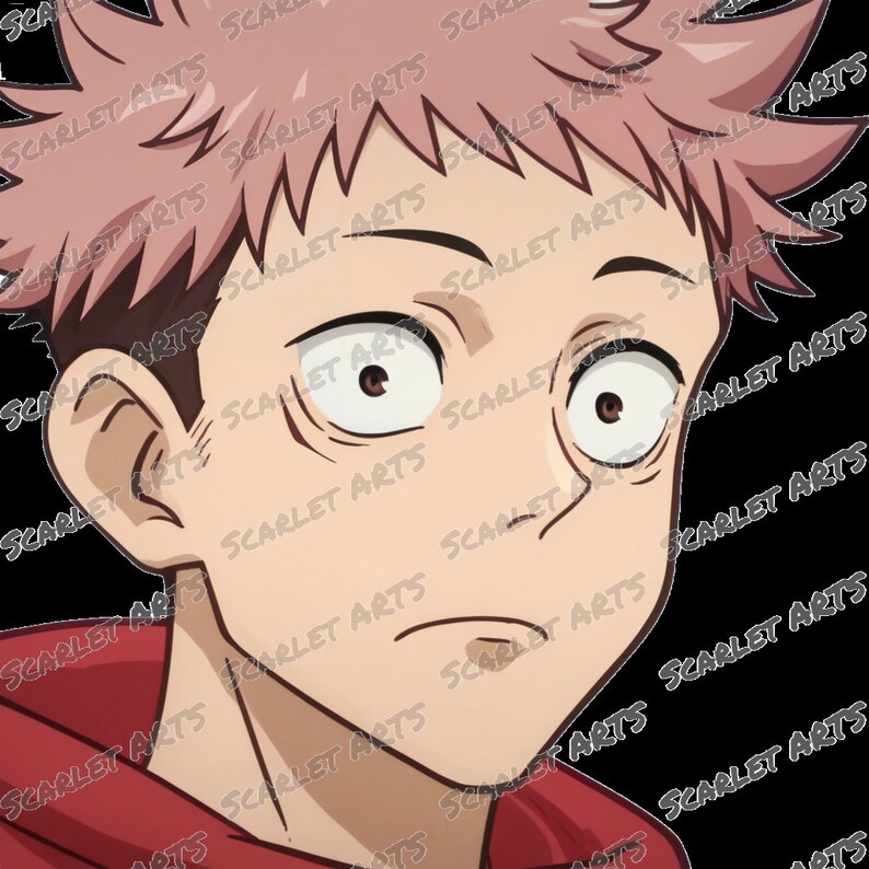 Yuji Itadori Jujutsu Kaisen Emotes / Pegatinas Estilo anime Twitch ...