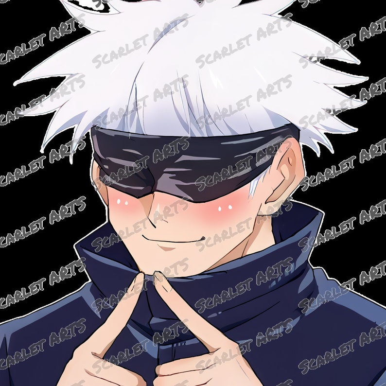 Gojo Satoru Jujutsu Kaisen Emotes / Pegatinas Estilo anime Twitch ...