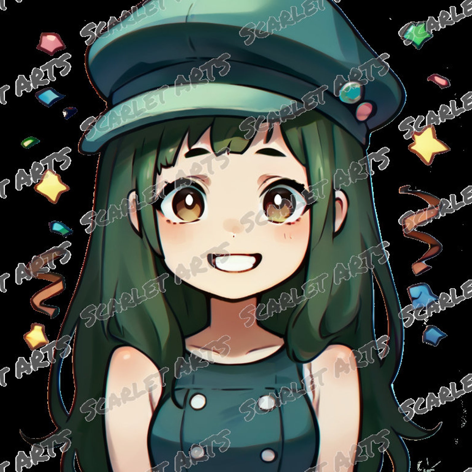 Kyrie Final Fantasy VII FF7 Emotes / Stickers Anime Chibi Style Twitch ...