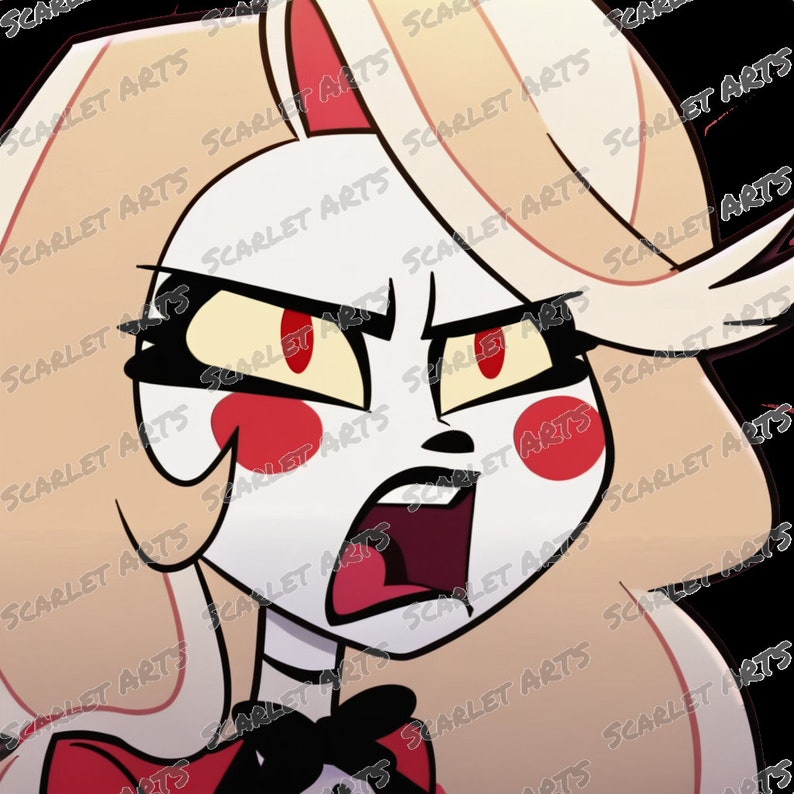 Charlie Hazbin Hotel Emotes Stickers Anime Chibi Style Twitch