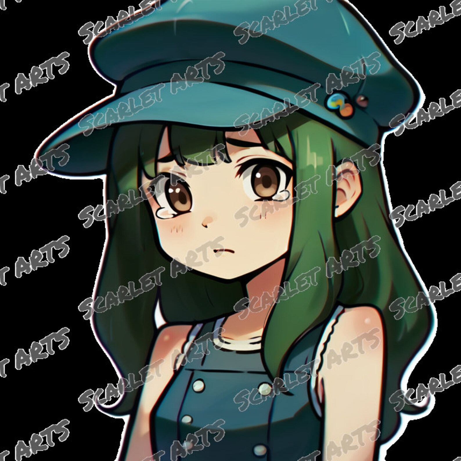 Kyrie Final Fantasy VII FF7 Emotes / Stickers Anime Chibi Style Twitch ...