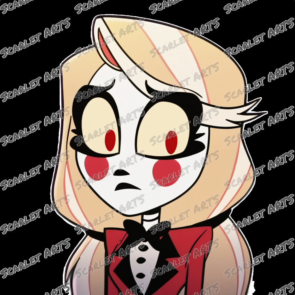 Charlie Hazbin Hotel Emotes Stickers Anime Chibi Style Twitchhazbin ...
