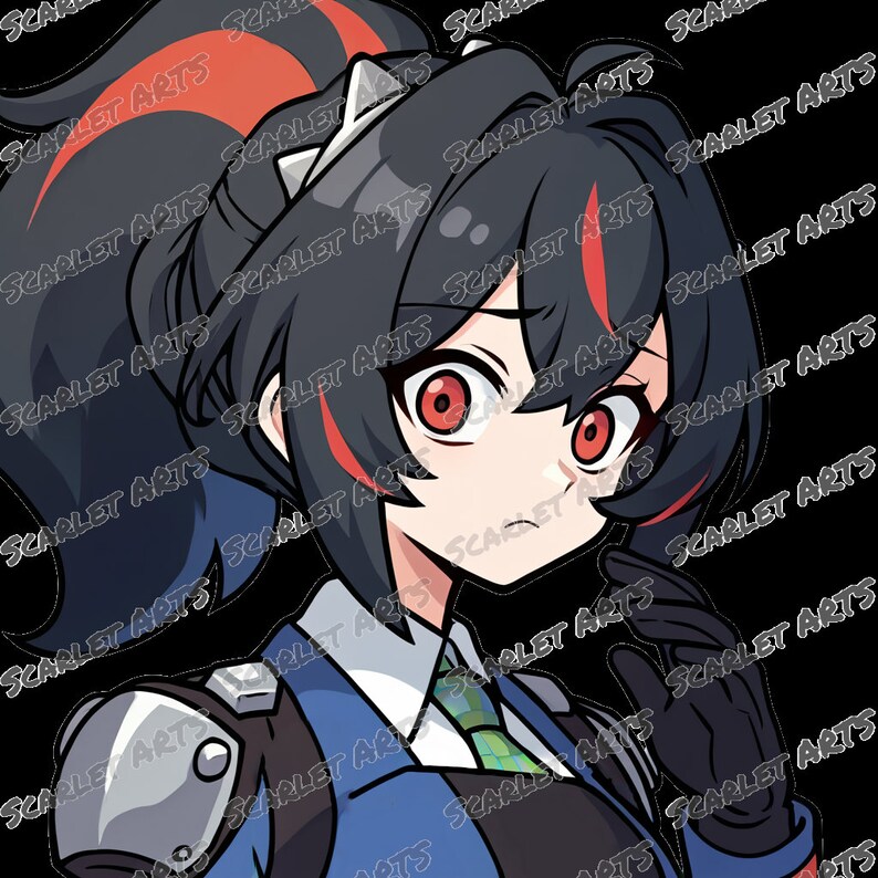 Zhu Yuan Zenless Zone Zero Emotes / Stickers Anime Chibi Style Twitch ...