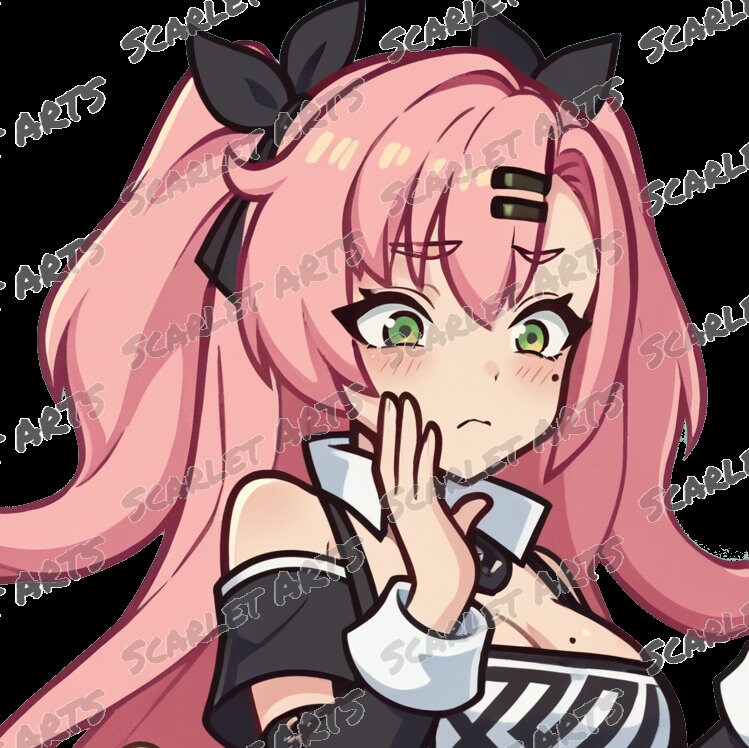 Nicole Demara Zenless Zone Zero Emotes / Stickers Anime Chibi Style ...