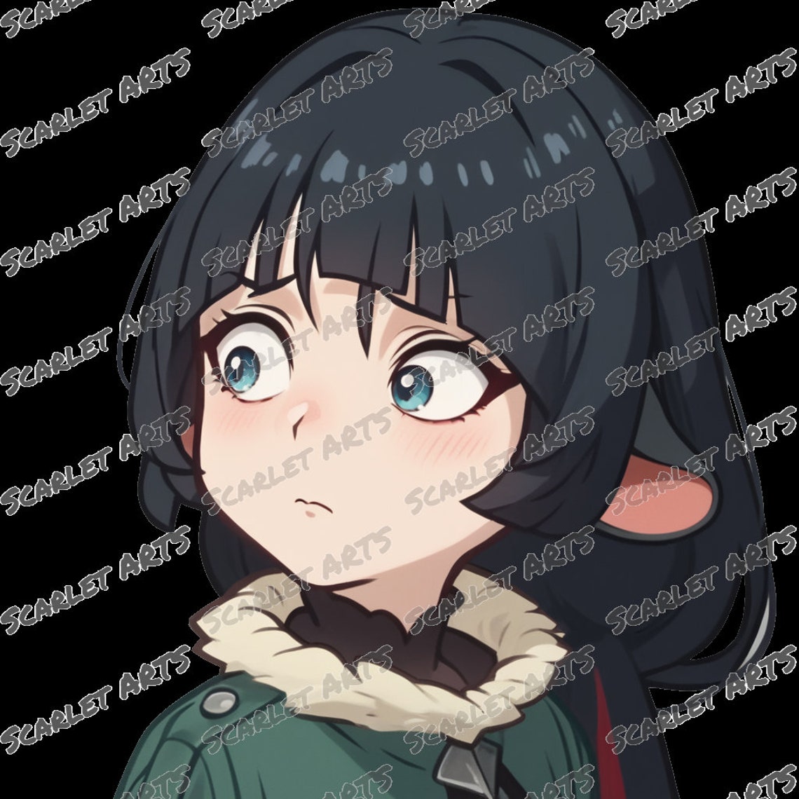 Jane Doe Zenless Zone Zero Emotes / Sticker Anime Chibi style Twitch ...