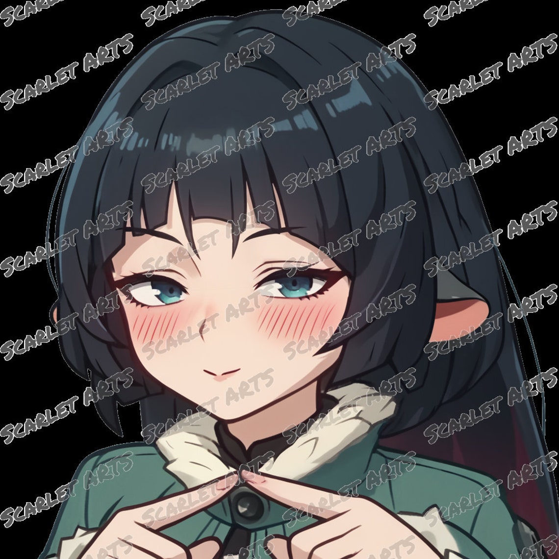 Jane Doe Zenless Zone Zero Emotes / Sticker Anime Chibi style Twitch ...