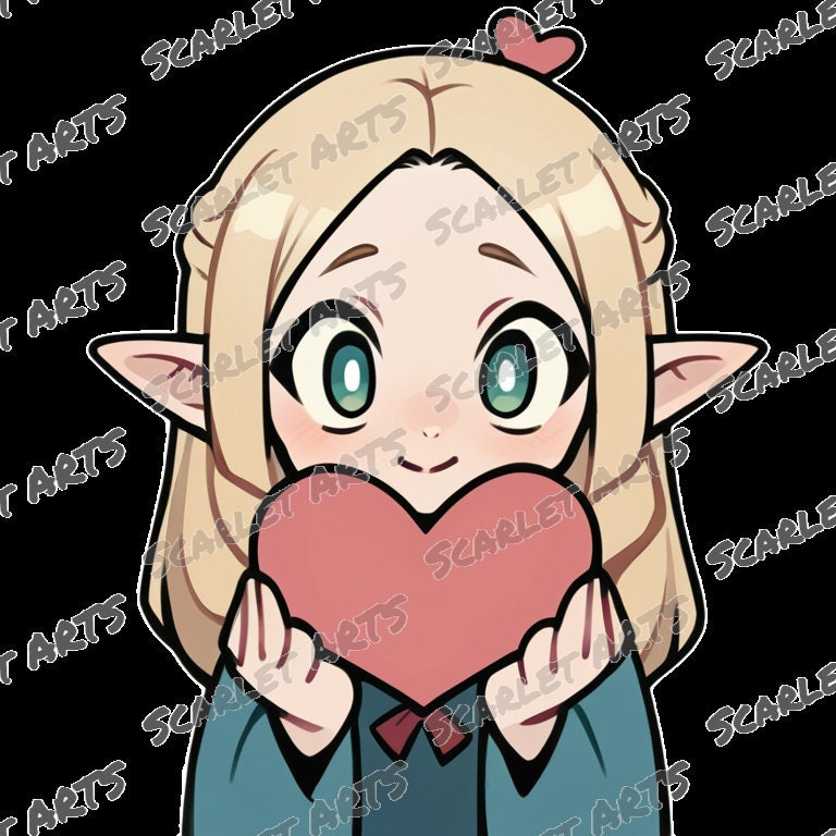 Marcille Delicious in Dungeon Emotes / Stickers Anime Chibi Style ...