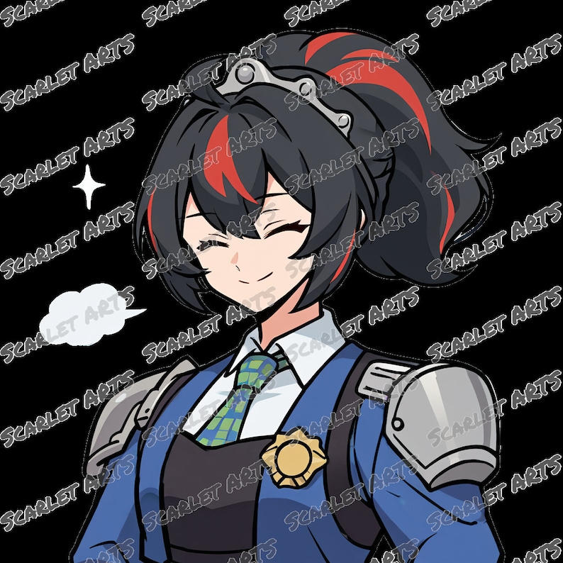 Zhu Yuan Zenless Zone Zero Emotes / Stickers Anime Chibi Style Twitch ...