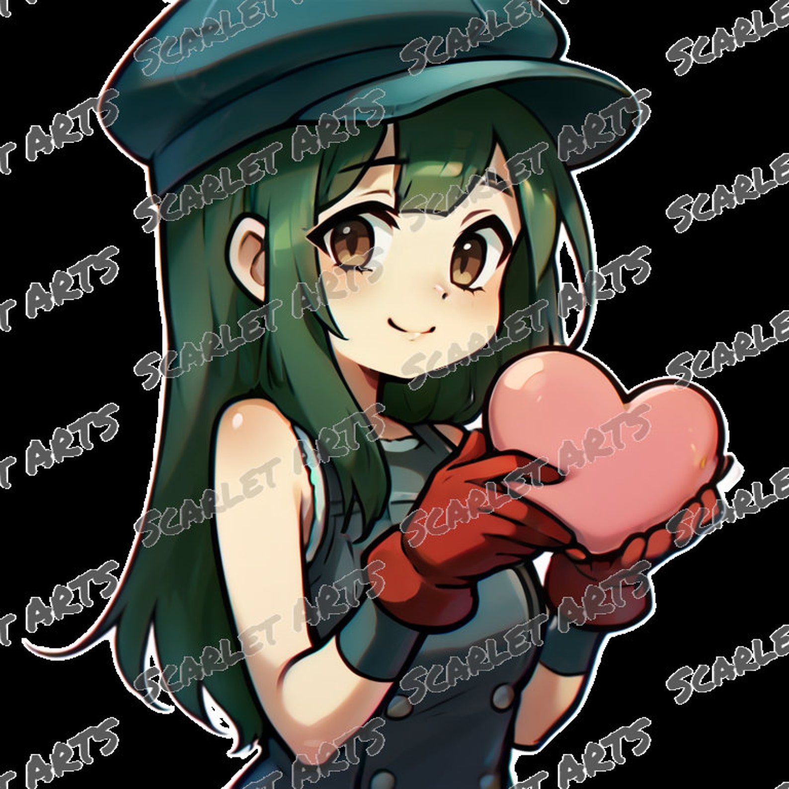 Kyrie Final Fantasy VII FF7 Emotes / Stickers Anime Chibi Style Twitch ...