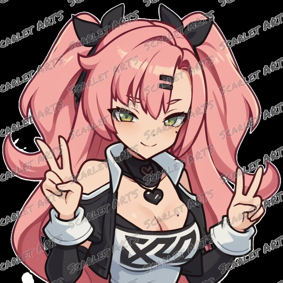 Nicole Demara Zenless Zone Zero Emotes / Stickers Anime Chibi Style ...