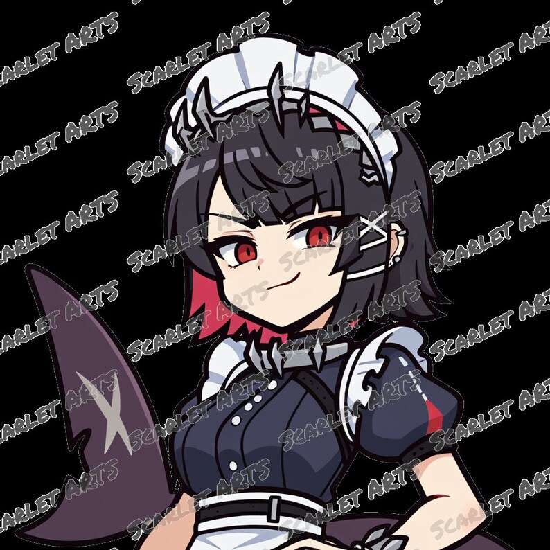 Ellen Joe Zenless Zone Zero Emotes / Stickers Anime Chibi Style Twitch ...