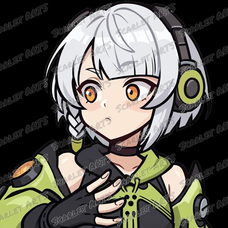 Anby Demara Zenless Zone Zero Emotes / Stickers Anime Chibi Style ...