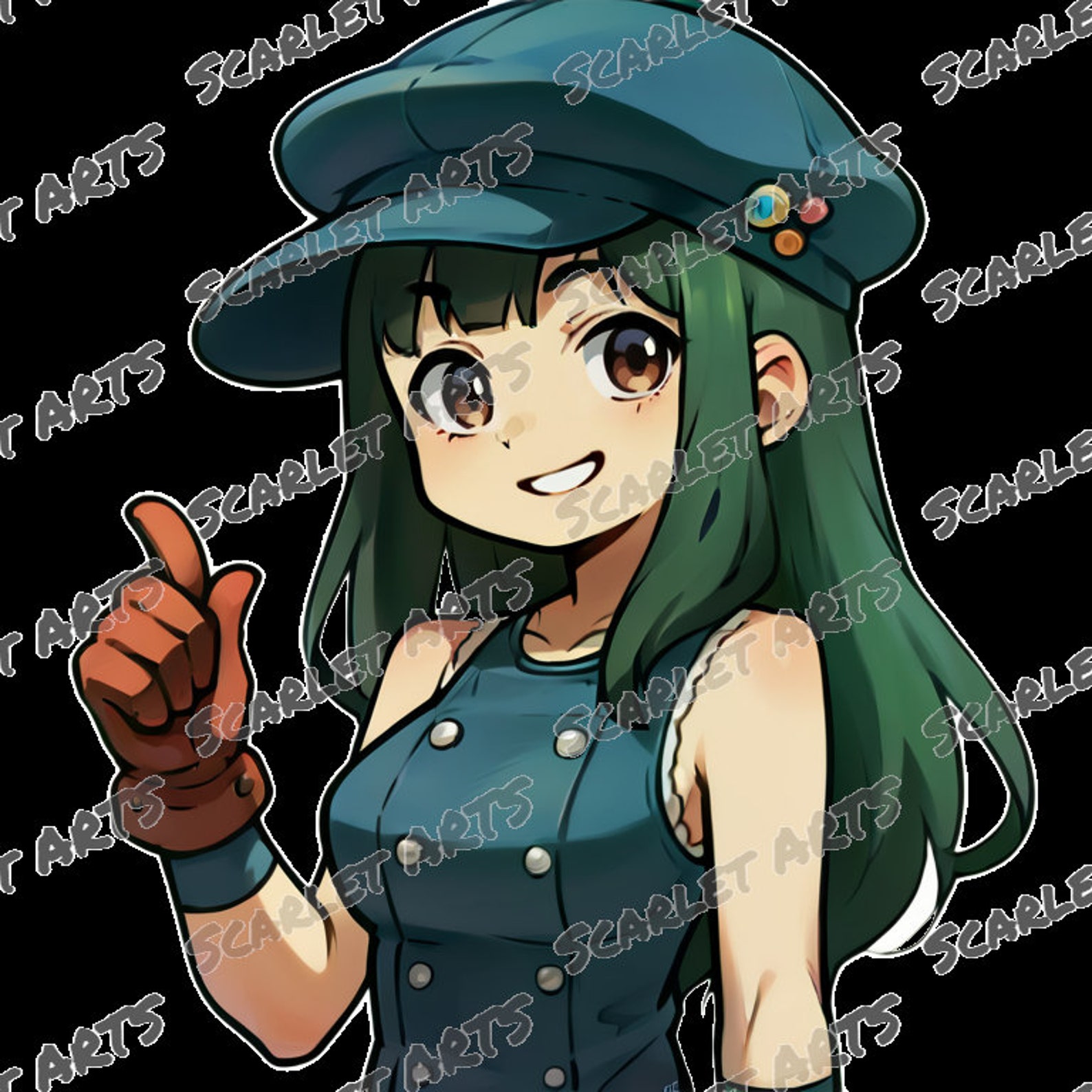 Kyrie Final Fantasy VII FF7 Emotes / Stickers Anime Chibi Style Twitch ...