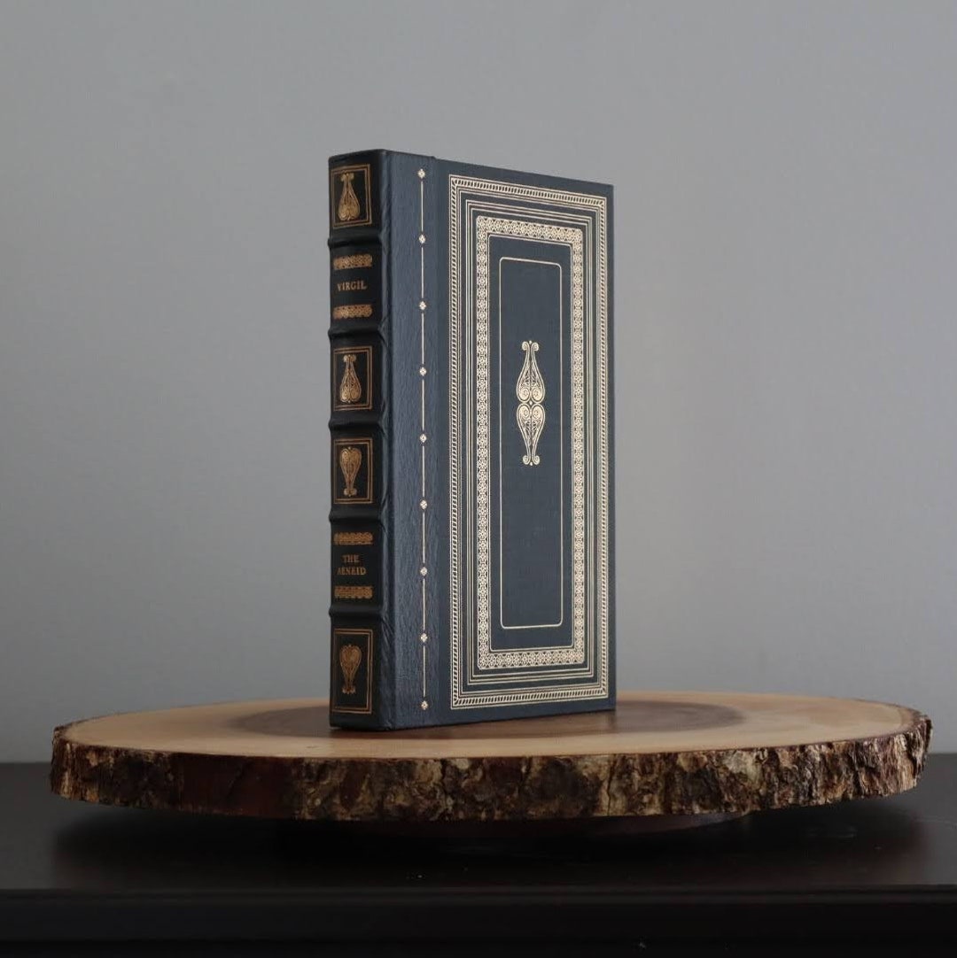 The Aeneid, Virgil Franklin Library, 1982, 1/4 Leather Bound - Etsy