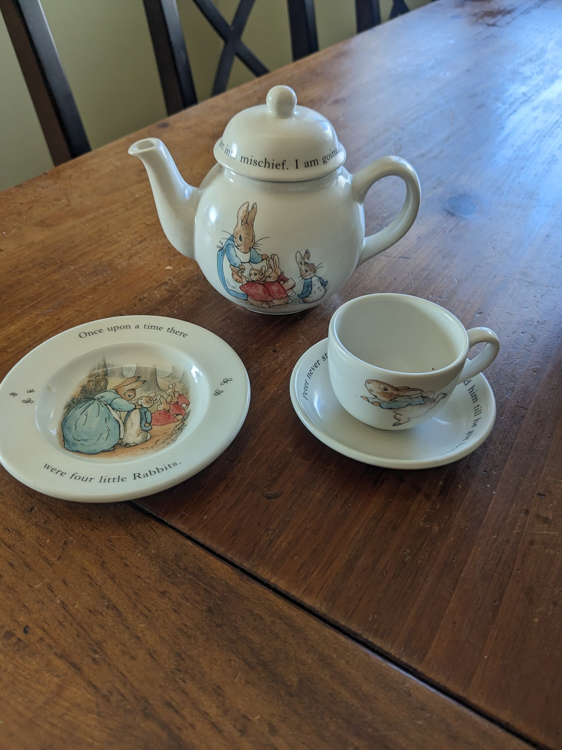 Peter Rabbit Tea Set Vintage Wedgewood - Etsy